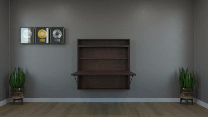 Wall Mounted Table with Storage at afforable price